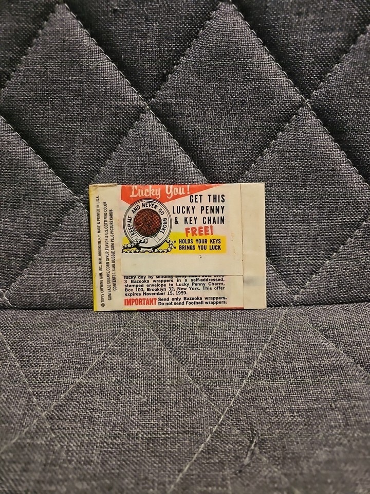 RARE Unopened 1959 Topps Football Wax Pack pos Brown Unitas | eBay