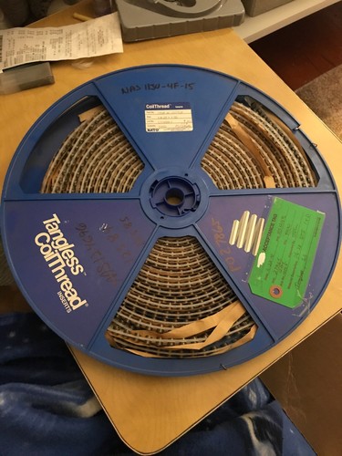 Helicoil 1/4-28 X 1.5D 2TNF-4C-0375SF Tangless CoilThread Qty Apprx 800 ...