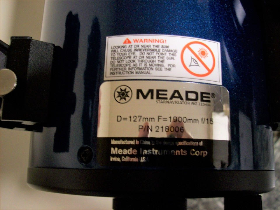 Meade Starnavigator NG Maksutov-Cassegrain Telescope | eBay