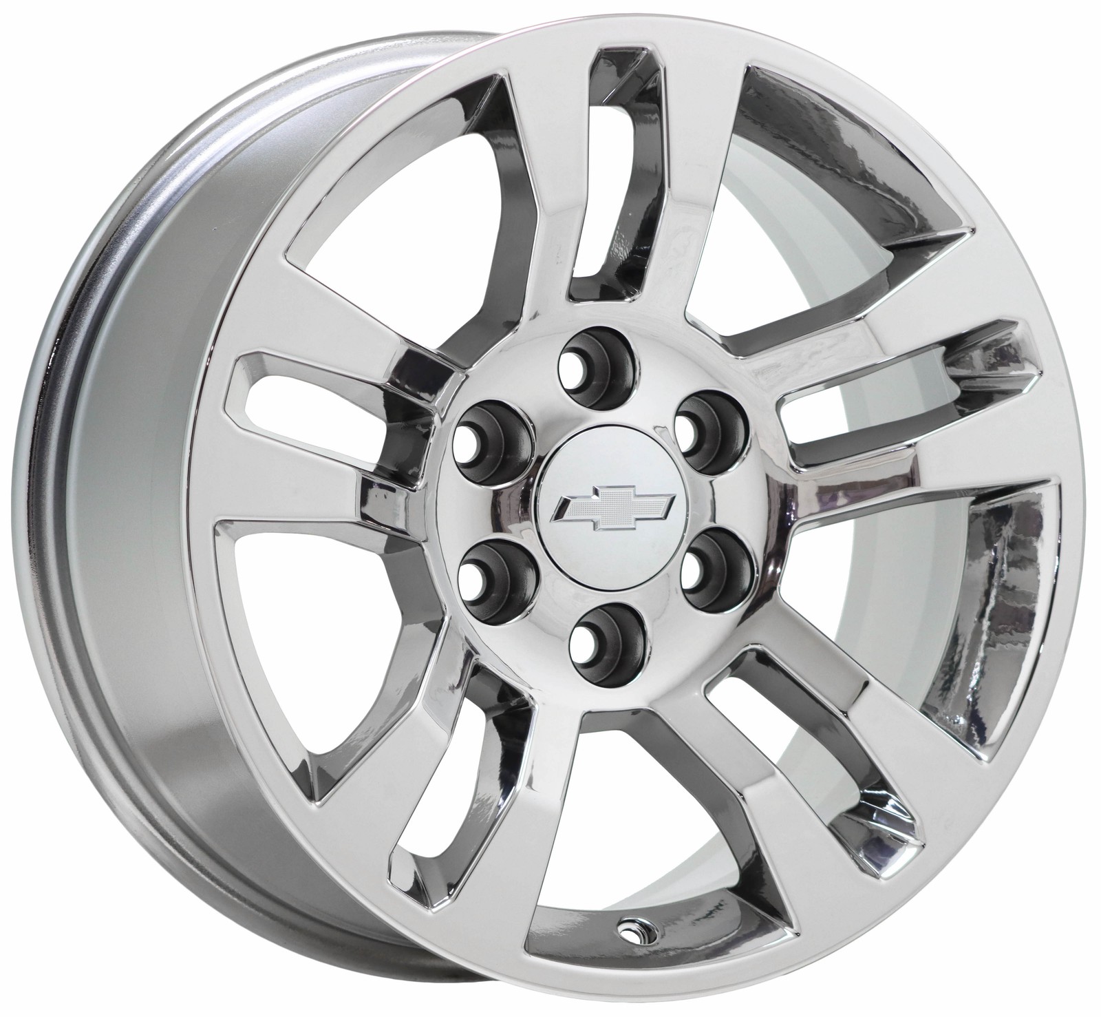 18" Silverado Tahoe Suburban 1500 Bright Chrome wheels rims Factory OEM ...