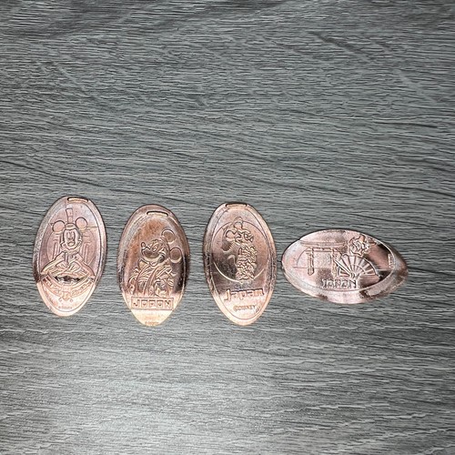 DISNEY PARKS Pressed Penny Lot EPCOT Japan World Showcase Courtyard #2 ...