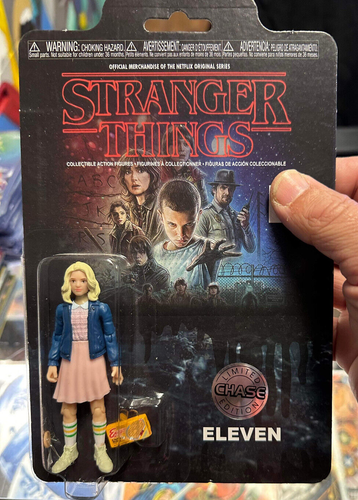 Funko ReAction Figure Stranger Things, Eleven (In Wig) Limited Chase ...