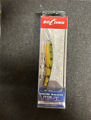 Bill Lewis Fishing Precise Walleye Crank 4” 3/8oz Gold Muffin. | eBay