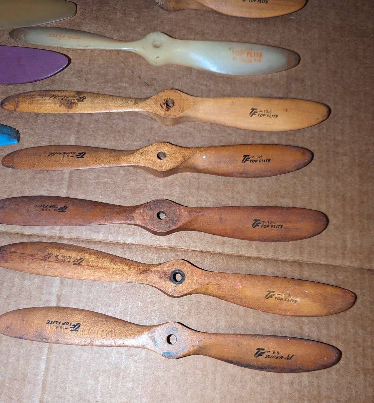VINTAGE LOT OF 16 ASSORTED TOP RC PLANE PROPELLERS | eBay