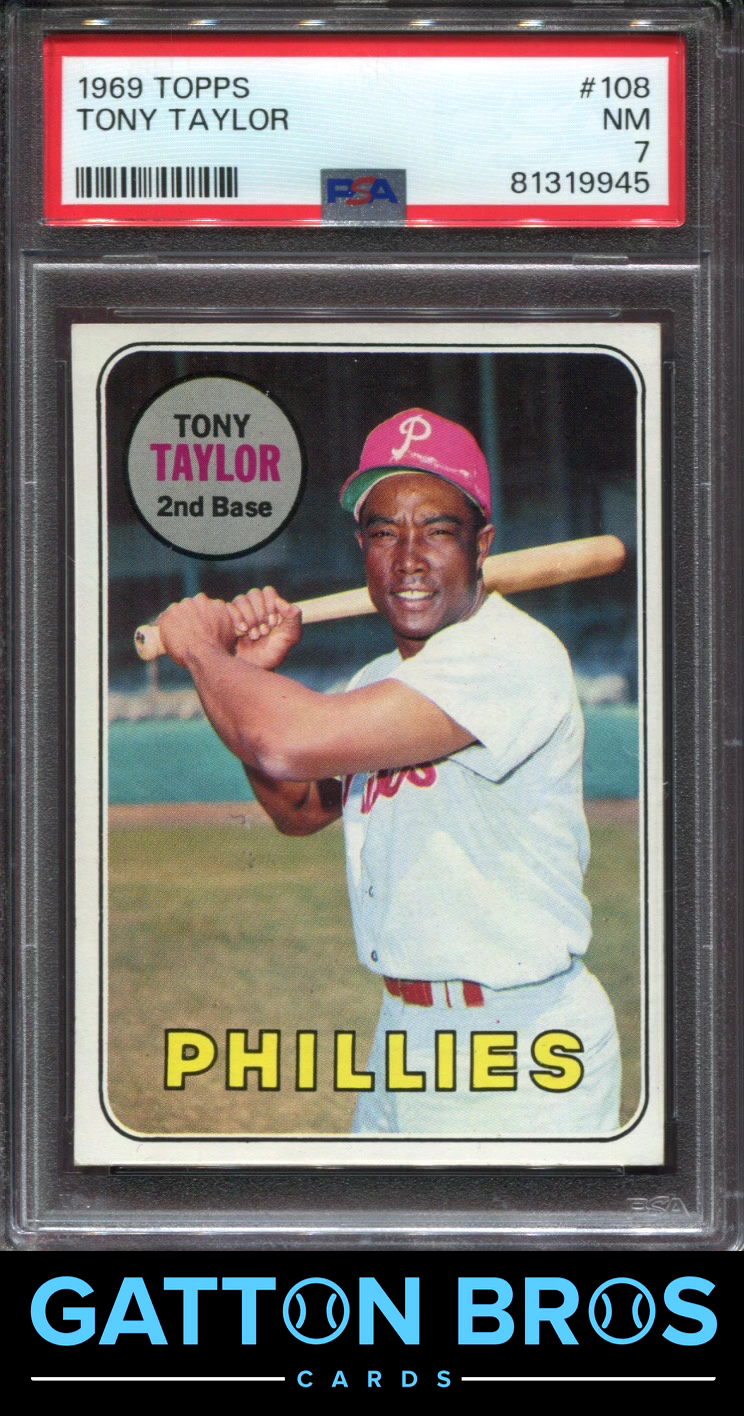 1969 Topps Tony Taylor #108 PSA 7 NM | eBay