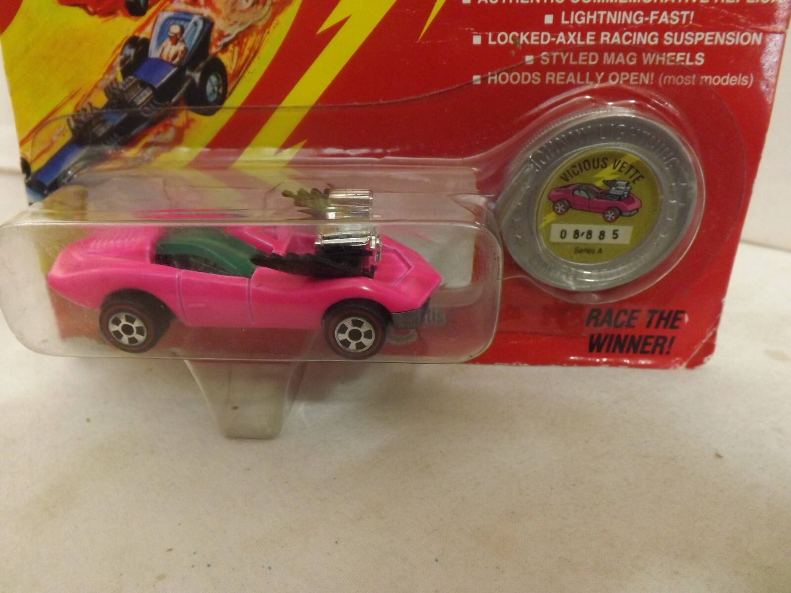 1993 Johnny Lightning Pink Vicious Vette Series A 1/64 Scale | eBay