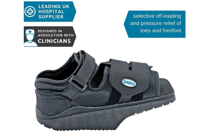 Darco Orthowedge Off-Loading Healing Shoe Post Op Foot Toe Operation ...