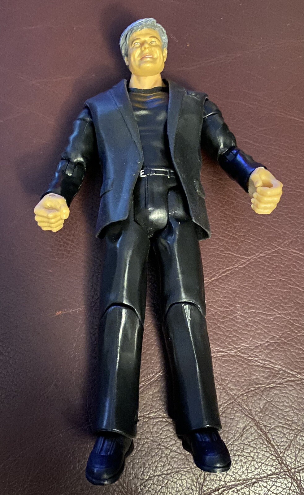 RARE 2005 WWF WWE Jakks Eric Bischoff ECW PPV Wrestling figure WCW NWO ...