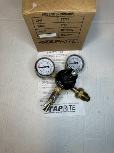 Taprite 3741 Primary Soft Drink Co2 Dual Gauge High Pressure Regulator ...