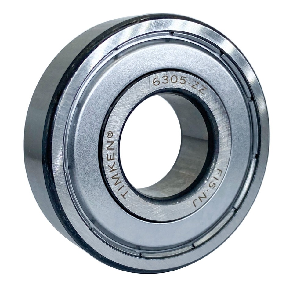 (Qty.2) TIMKEN 6305-ZZ 25X62X17MM Double Metal Seal Ball Bearings 6305Z ...