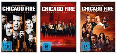 18 DVDs * CHICAGO FIRE - SEASON / STAFFEL 7 + 8 + 9 IM SET # NEU OVP ...
