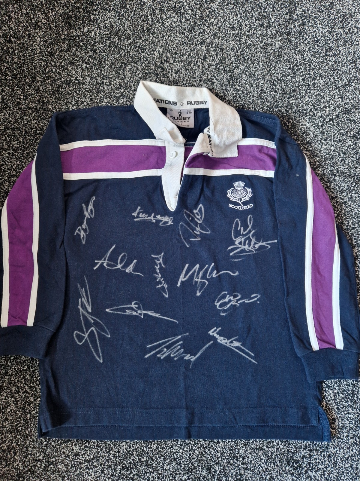 signed scotland rugby shirt | eBay UK