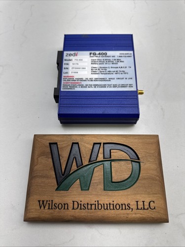 Zedi Field Gateway FG-400 18179 Used Tested | eBay