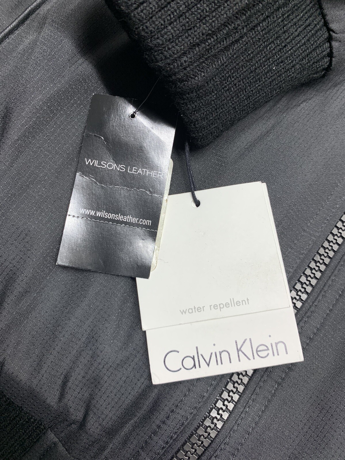 Calvin Klein Water / Wind Resistant Zip Up Jacket Large New NWT | eBay