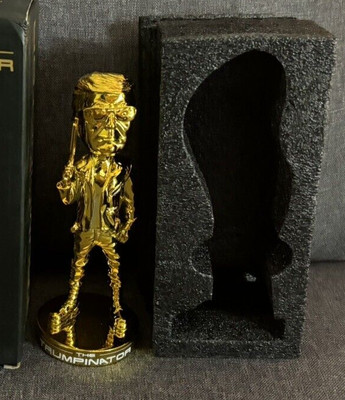 TRUMP BOBBLEHEAD - GOLDEN TRUMPINATOR - NEW | eBay