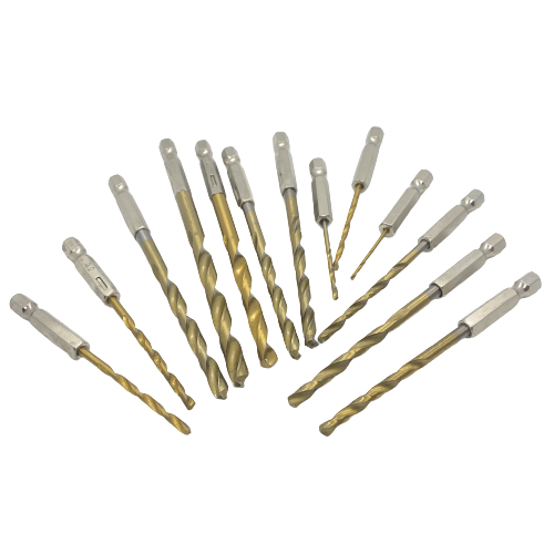 Quick Change Hex Drill Bits. - 13 Piece Set | eBay