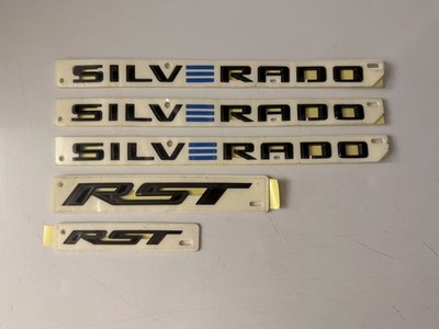 2024 Chevrolet Silverado EV Black Emblem Package 85064373 5 Piece OEM ...