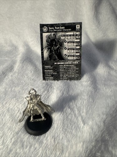 Warmachine Cryx Skarre Pirate Queen Warcaster Metal Miniature 2003 ...
