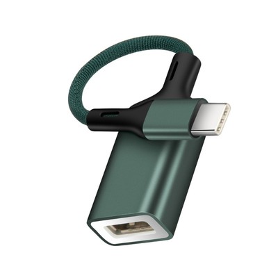 Portable Type C to USB 2.0 Adapter Nylon Weaving Data Cable for ...