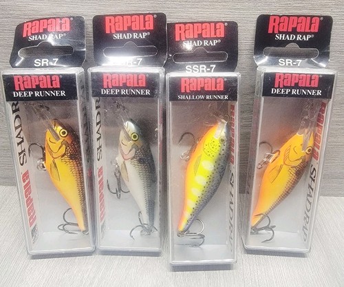 Rapala Shad Rap SR7 Lot Of 4 | eBay