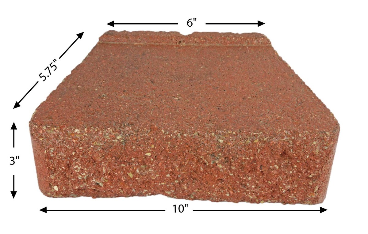 Red Concrete Wall Blocks