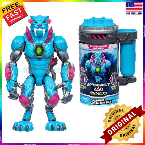 Mr Beast Lab Mutators Iconic Panther Action Figure Ultimate Beast ...