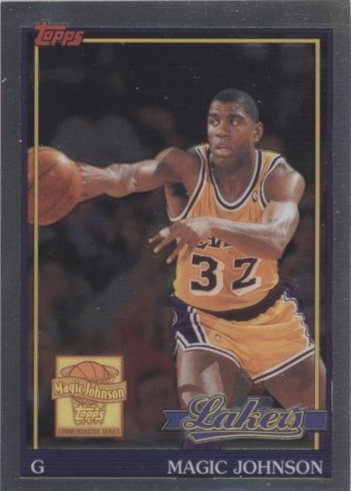 2000-01 Topps Chrome - Magic Johnson Commemorative Series Magic Johnson ...