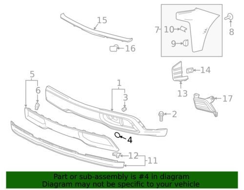 OEM NEW 2019-20 GM Chevrolet Silverado Lower Side Cover Molding Fascia ...
