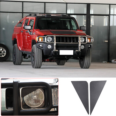 Front Light Headlight Lamp Angry Eyes Trim Cover For Hummer H3 2005 ...