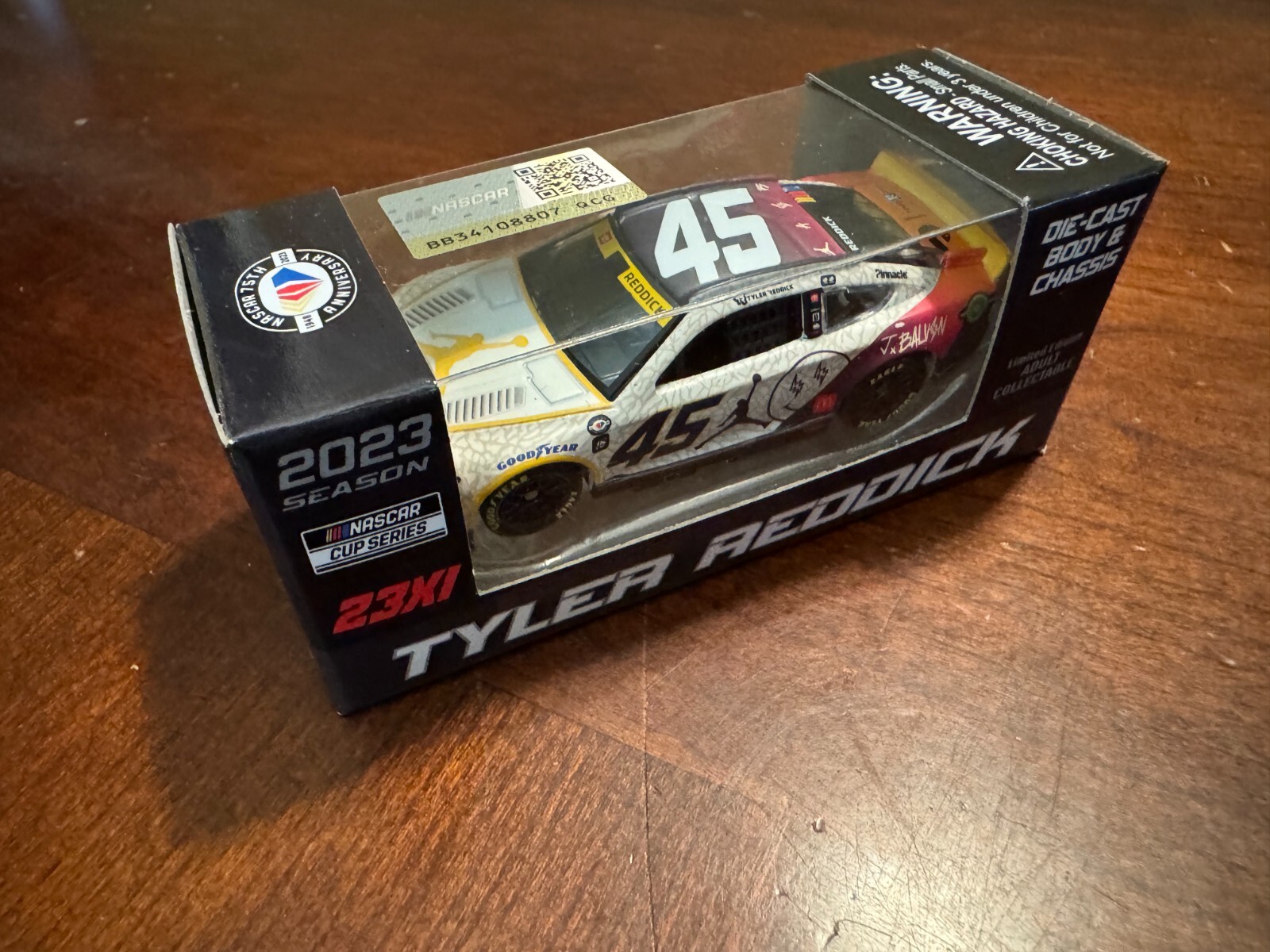 2023 Tyler Reddick Jordan Brand DIECAST CHASSIS J Balvin Jumpman 1:64 ...