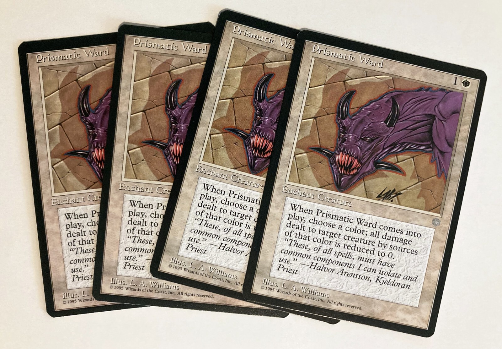 Prismatic Ward (4) Ice Age NM MTG Magic the Gathering | eBay