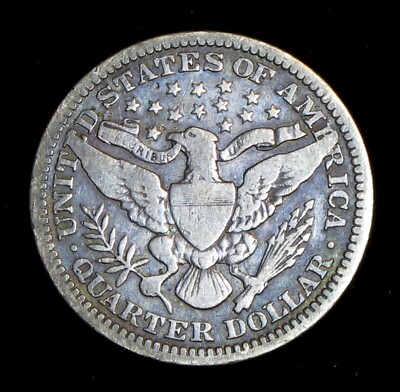 1907 Barber Silver Quarter (B223) | eBay