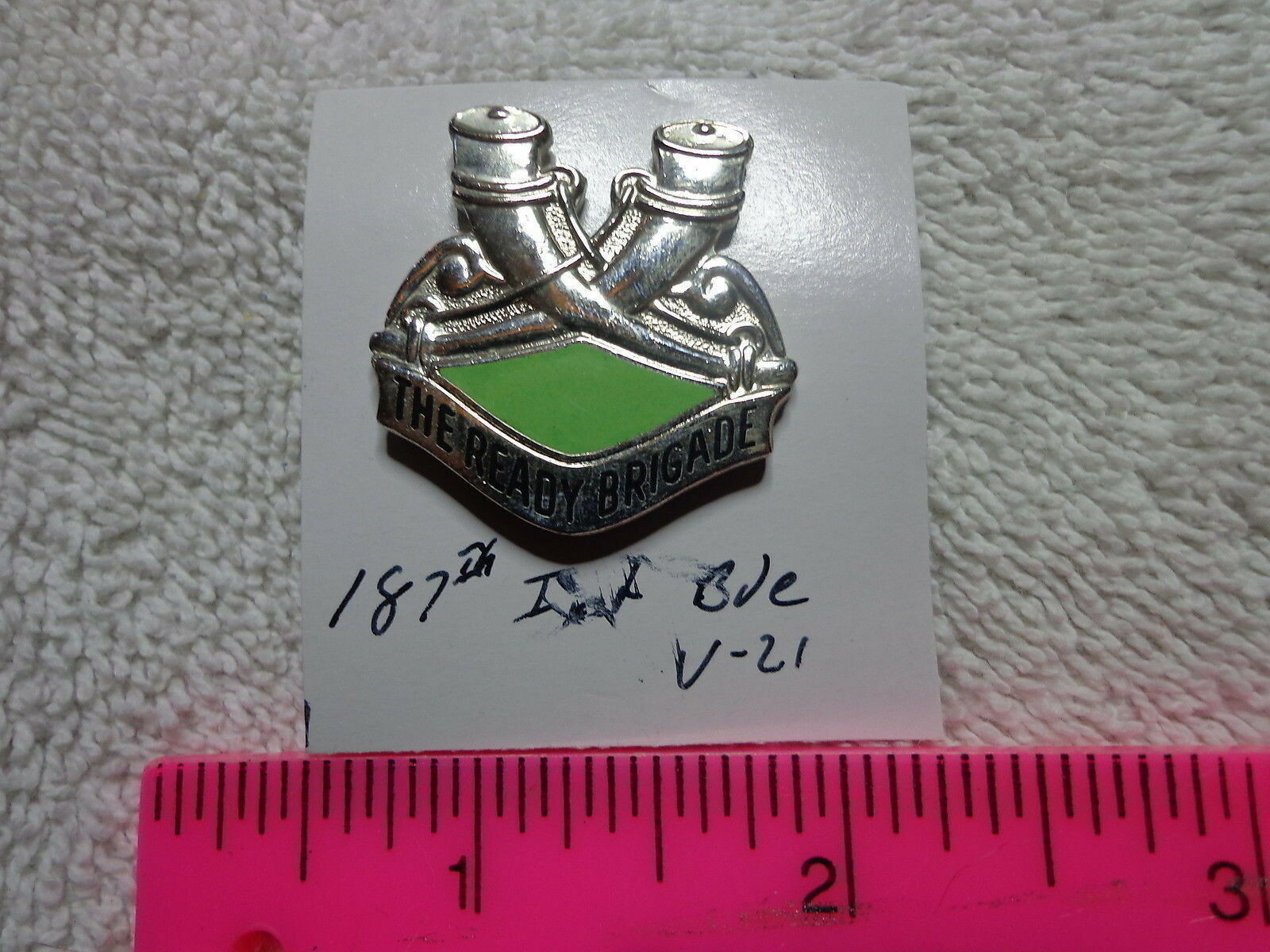 187th Infantry Brigade V-21 Unit Crest, DI, DUI (DRAW#L16) | eBay