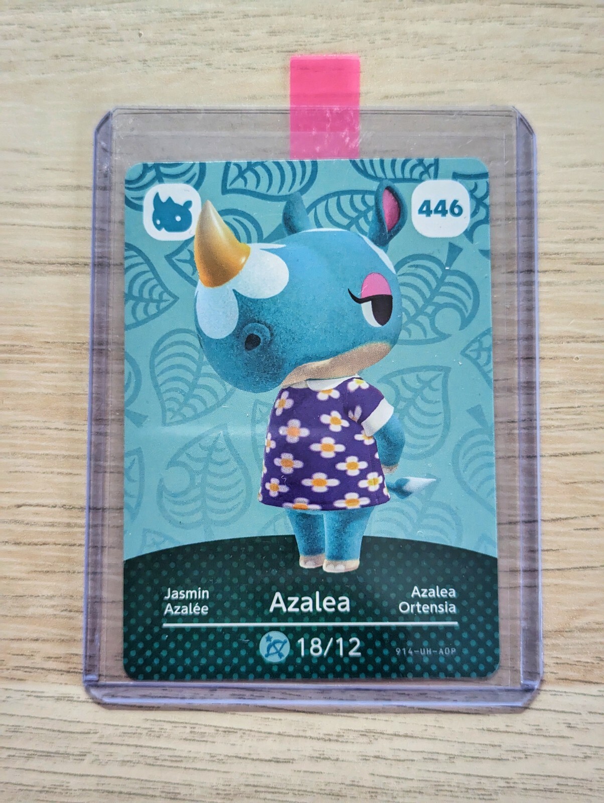 Azalea 446 - Animal Crossing Amiibo Card Series 5 Official Nintendo New ...