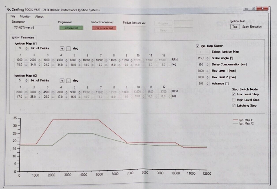 Zeeltronic CDI Programmable Ignition PDCIS-Y62T HRS Yamaha 650 701 51x ...