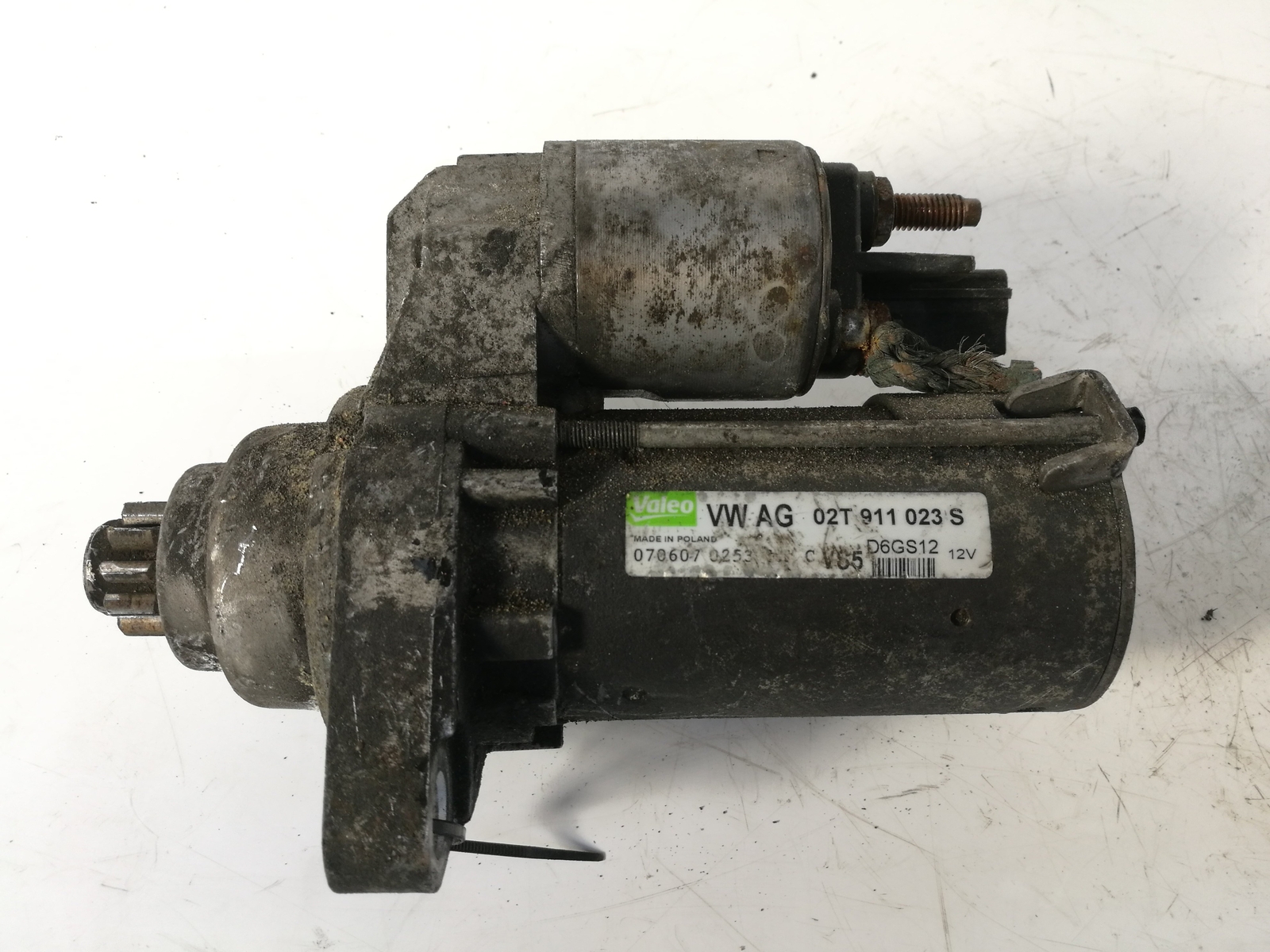 VW GOLF V 1K1 1.4 TSI Starter Motor 02T911023S 1.40 Petrol 125kw 2006 ...