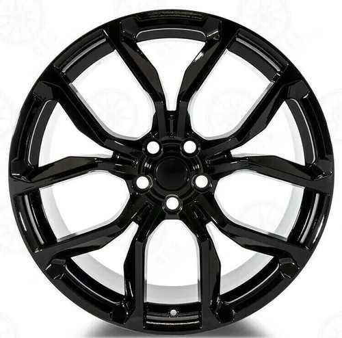 22" Wheels Fit Range Rover Evoque Velar 5x108 Gloss Black SVR Style ...