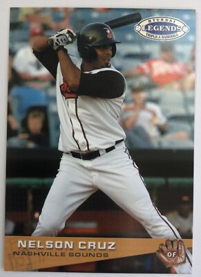 Nelson Cruz - Nashville Sounds - AAA Pre- Rookie Card Seatle Mariners ...