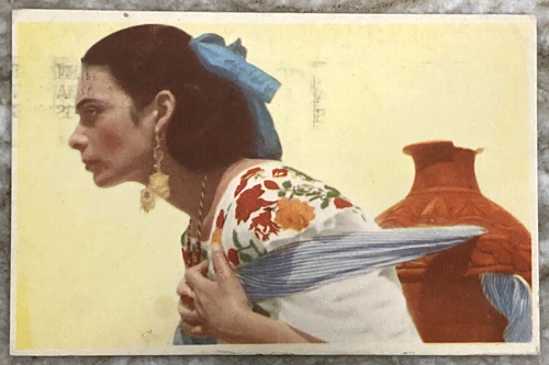 Mestee Type from State Yucatan Mexico Artist Luis Marquez Art Postcard ...