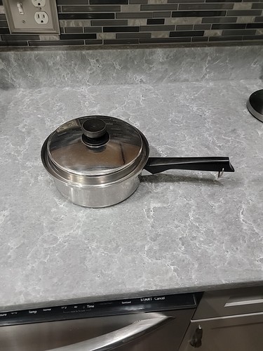 EMDEKO 2 qt Saucepan Pot Skillet w/Lid 8" 3 PLY 18-8 Stainless Cookware ...