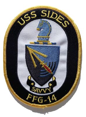 USS SIDES FFG-14 Patch – Sew On | eBay