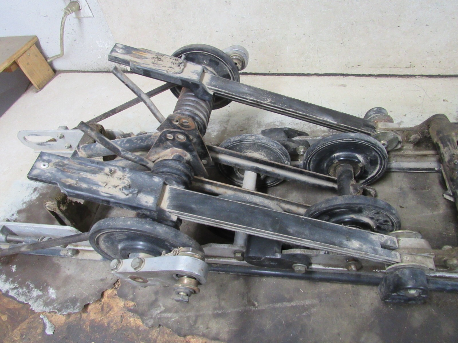 03 ARCTIC CAT PANTHER 570 ESR REAR SKID 136 SLIDE RAILS ARMS TORQUE OEM ...