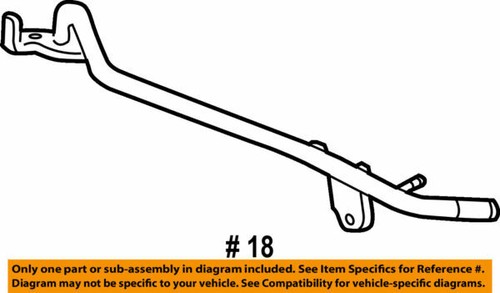 16268-28010 Toyota Pipe, water by-pass, no.1 1626828010, New Genuine ...