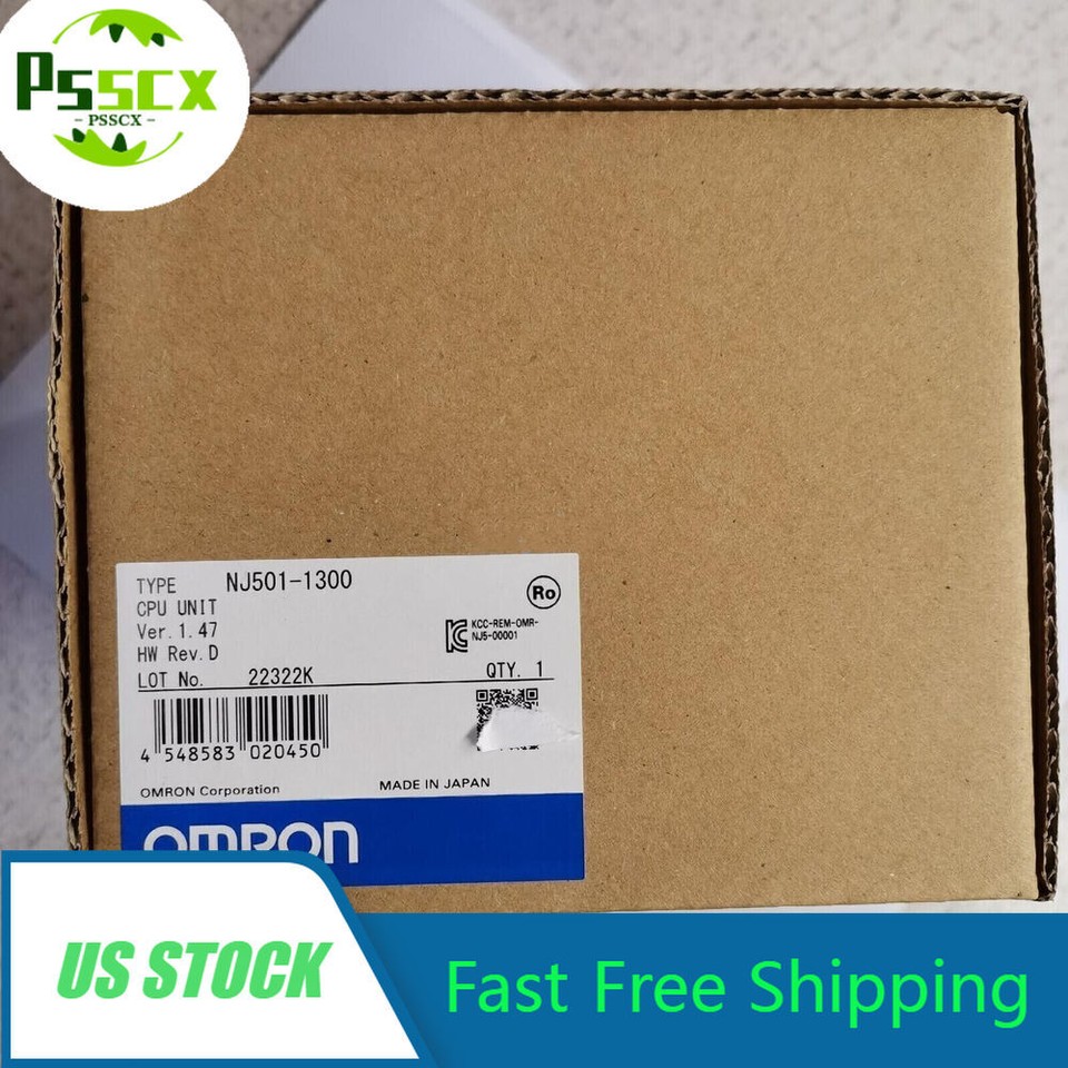 New Original OMRON NJ501-1300 PLC Module NJ501-1300 CPU Unit NJ5011300 ...