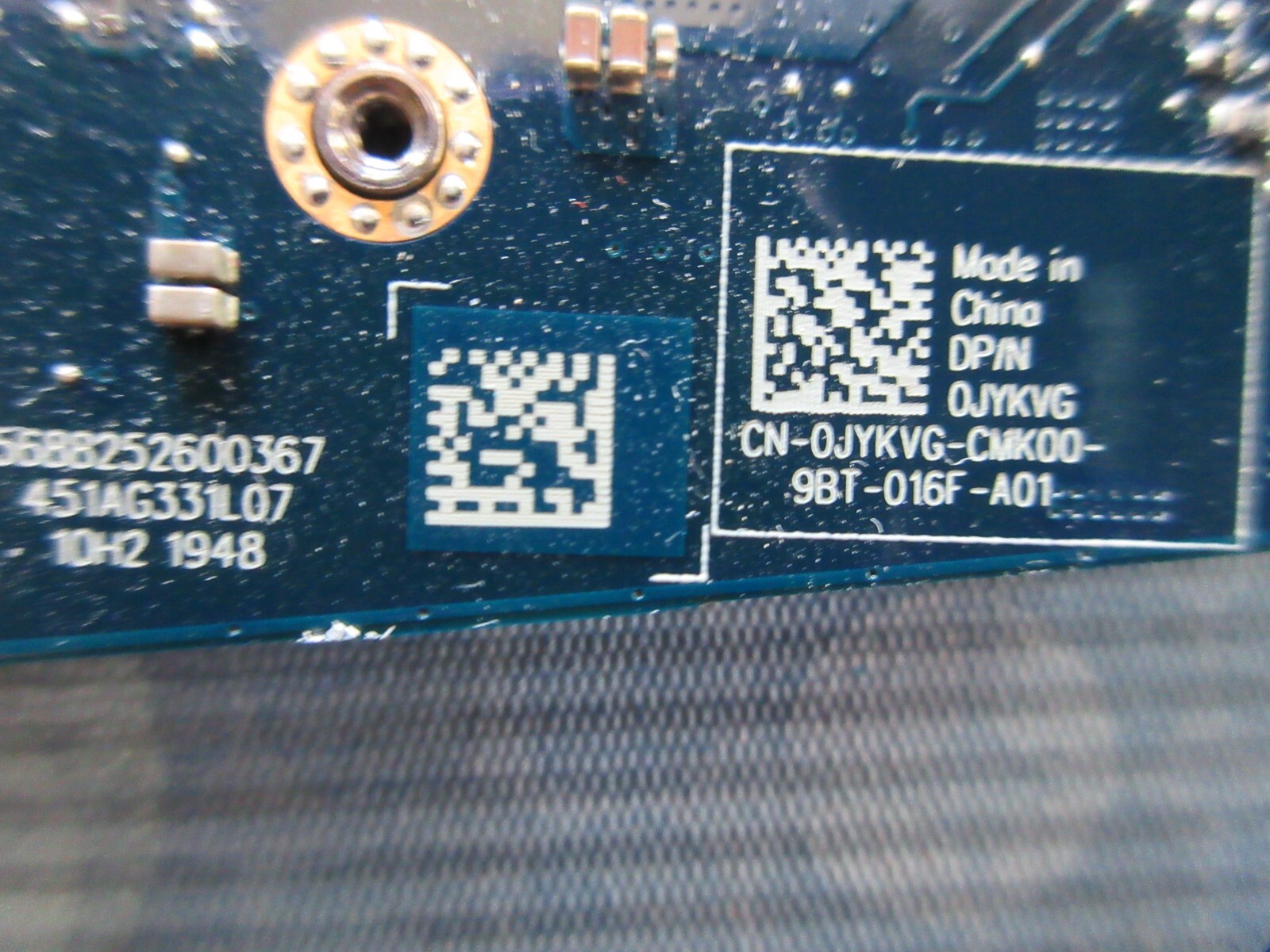 DELL PRECISION 15 7540 MOTHERBOARD i7 9750H 4.5GHz JYKVG 0JYKVG for ...