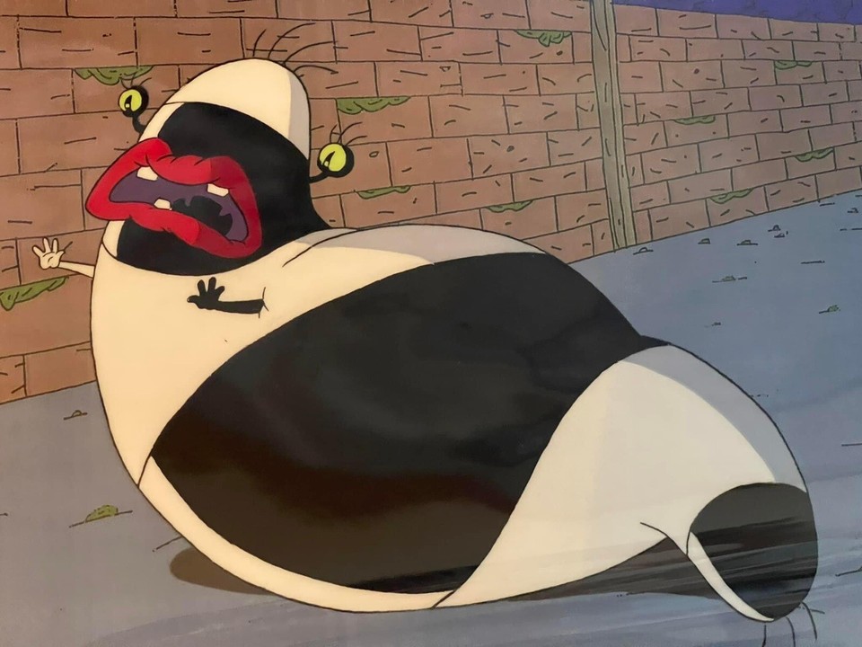Aaahh!!! Real Monsters Oblina Original hand painted Animation Cel | eBay