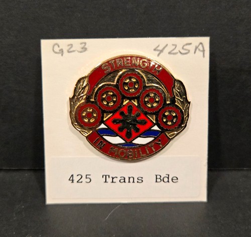 US Army DUI Pin 5th Signal Command "Professional Communications" Unit ...