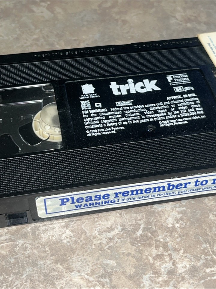 Trick VHS TAPE, Tori Spelling ***TESTED***BLOCKBUSTER RENTAL*** | eBay