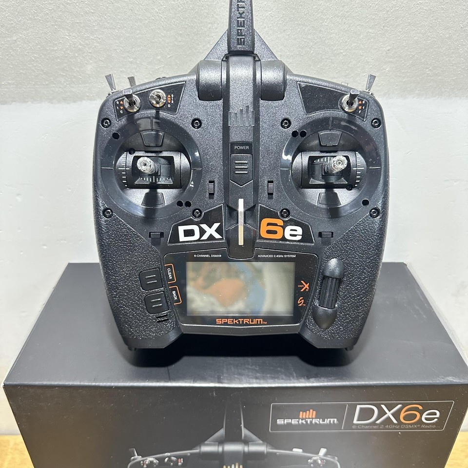 Spektrum DX6e RC Transmitter Controller 6-Channel DSMX DX6e Box Manual ...