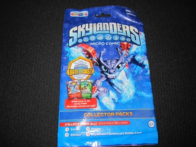 Skylanders Micro Comic Collector Packs Battlecast Card Toys R us ...